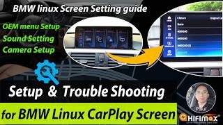 BMW Linux Screen Setting /Trouble Shooting | BMW CarPlay Linux screen Install Setup config Manual