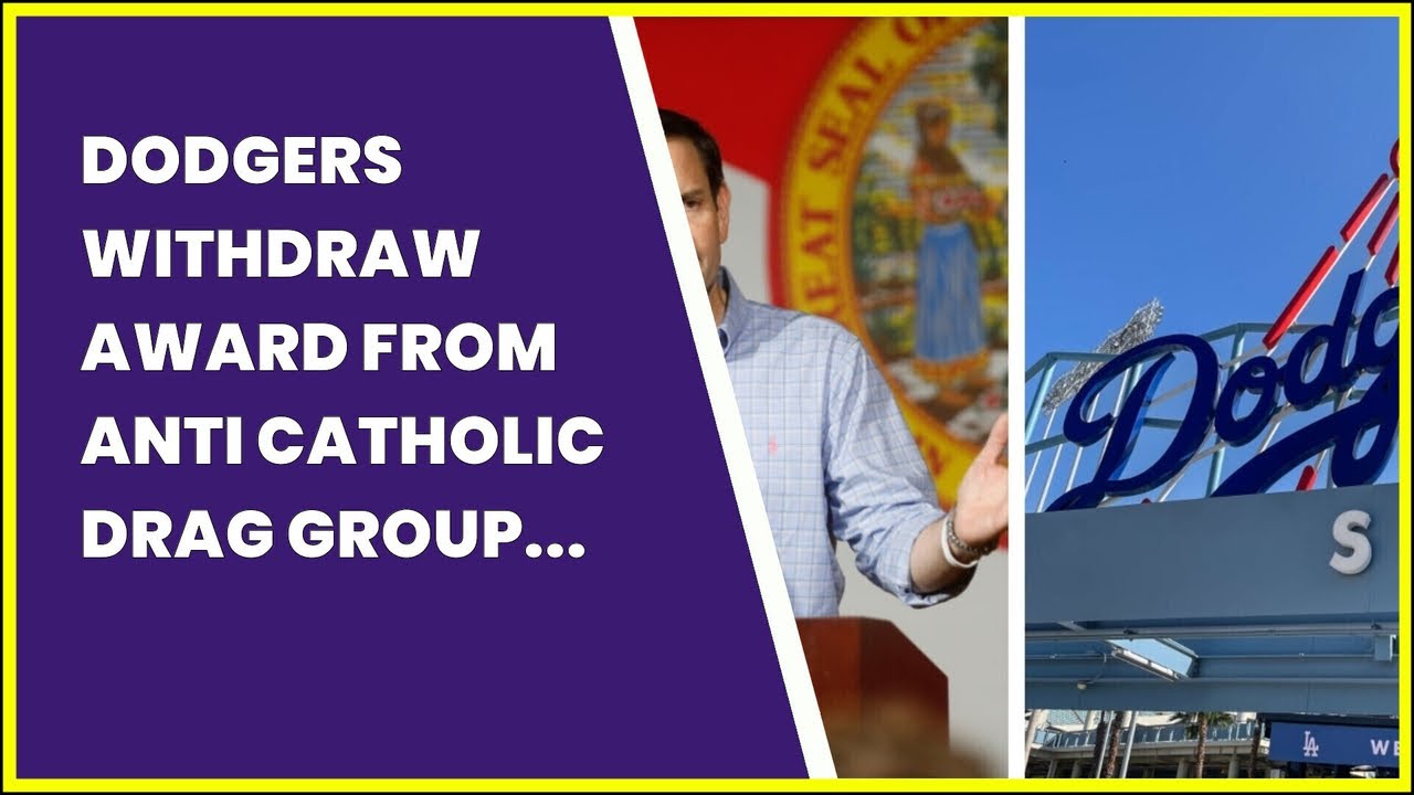 DODGERS WITHDRAW AWARD FROM ANTI CATHOLIC DRAG GROUP AFTER LETTER FROM ...