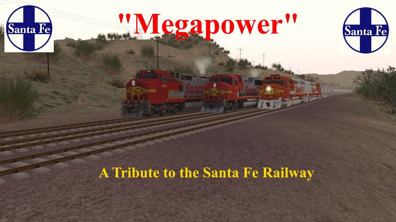 Trainz 2019: "Megapower" -A Tribute to the Santa Fe - YouTube