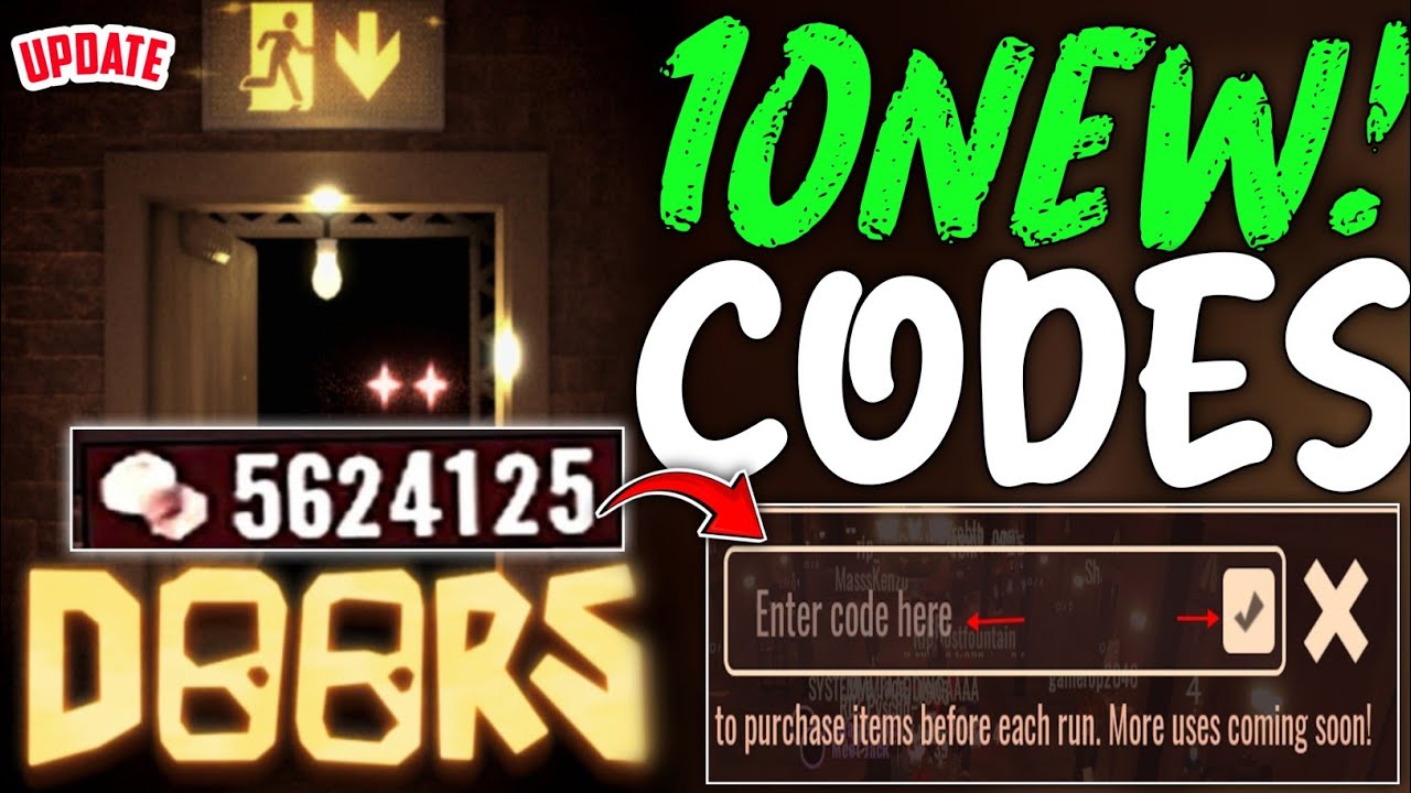 New ⚠️ ALL WORKING CODES FOR DOORS IN AUGUST 2024! ROBLOX DOORS CODES ...