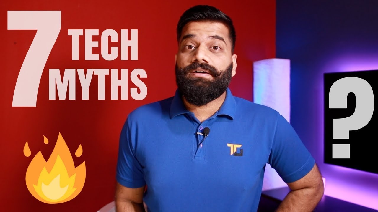 7 Tech Myths Debunked - Myth Buster - YouTube