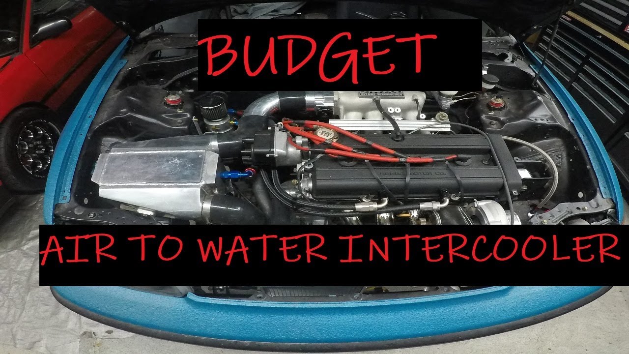 DIY Budget Air to Water Intercooler - YouTube