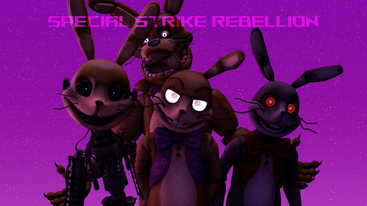 [FNAF/SSR/SFM] Glitchrap and Hench Rabbits scene remake (Special Strike ...