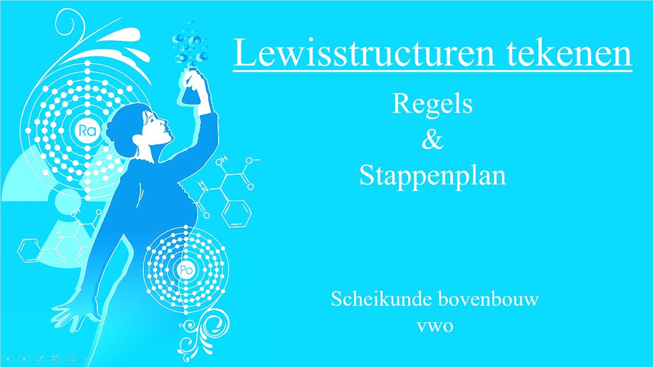 Lewisstructuren tekenen, theorie en stappenplan - YouTube