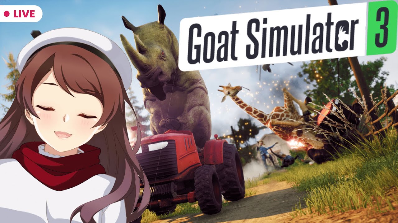 Mari Sahur Dengan Mengembek! (`･Θ･´)♡ | Goat Simulator 3 #6【Vtuber ...