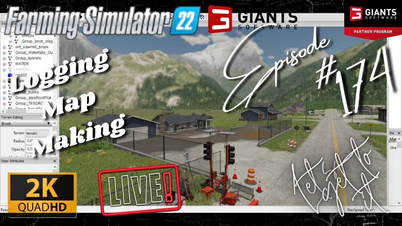Farming Simulator 22 Forestry AKA Logging map making,working on swamp ...