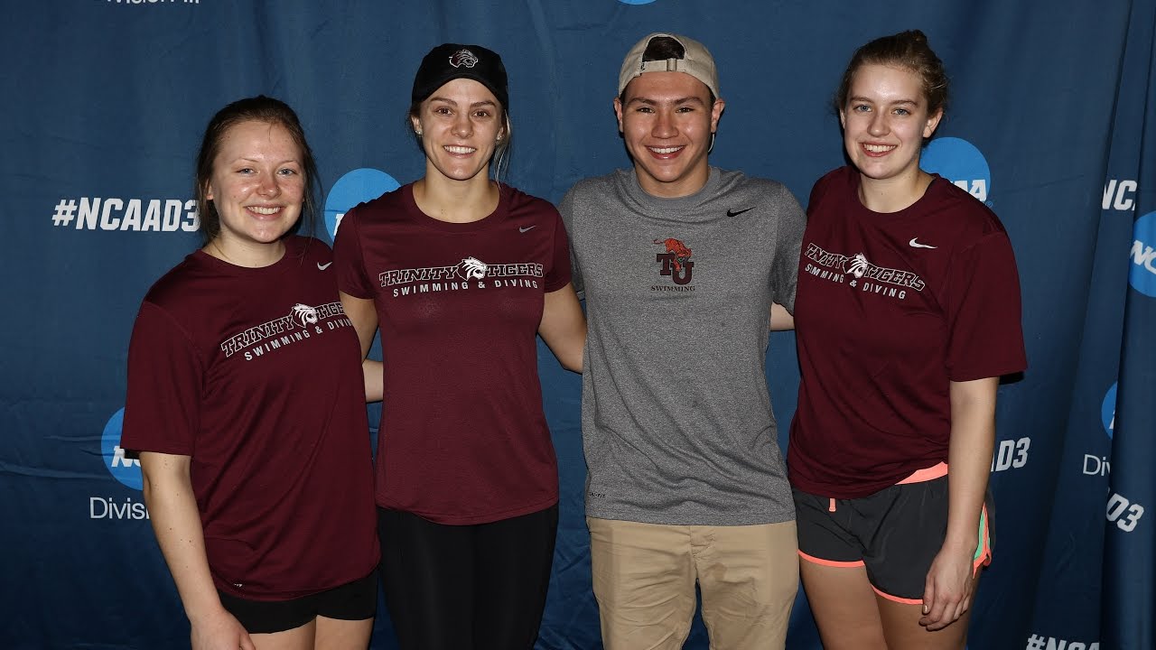 Trinity Swimming & Diving at NCAA National Championships - YouTube