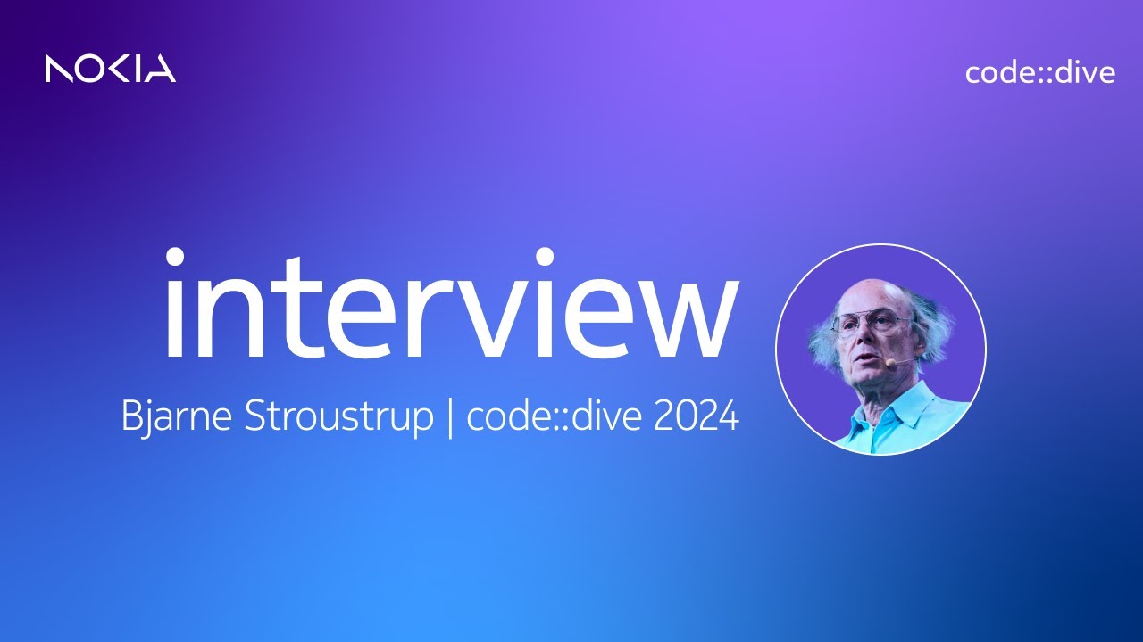 code::dive 2024 interview - Bjarne Stroustrup - YouTube