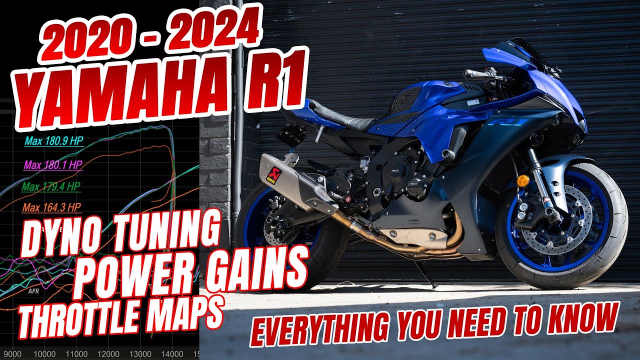 2020-2024 Yamaha R1 - Dyno Tuning, Power gains and Throttle maps - YouTube