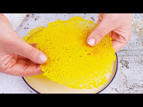 Saffron flavored tuile: the beautiful decoration to try - YouTube