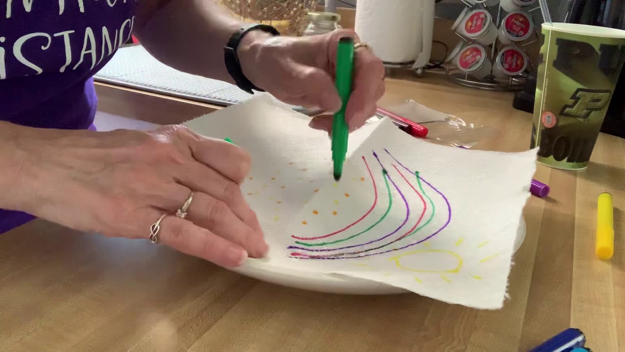 Art/Science with markers - YouTube