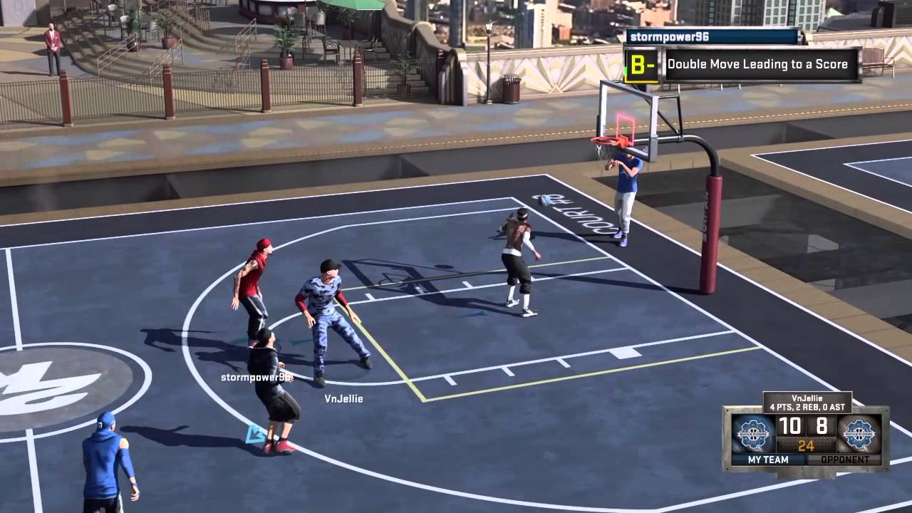 Nba2k16 no look block - YouTube