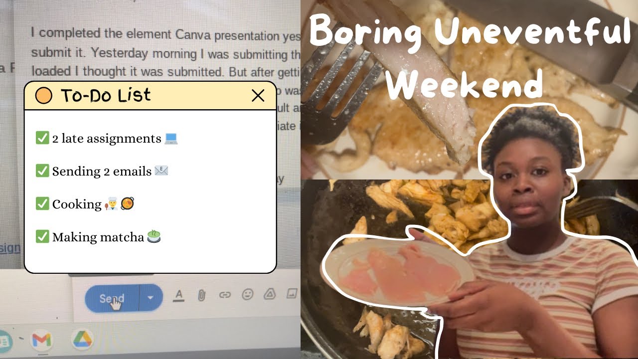 Weekend Vlog 🍵☁️ cooking, assignments, emails - YouTube