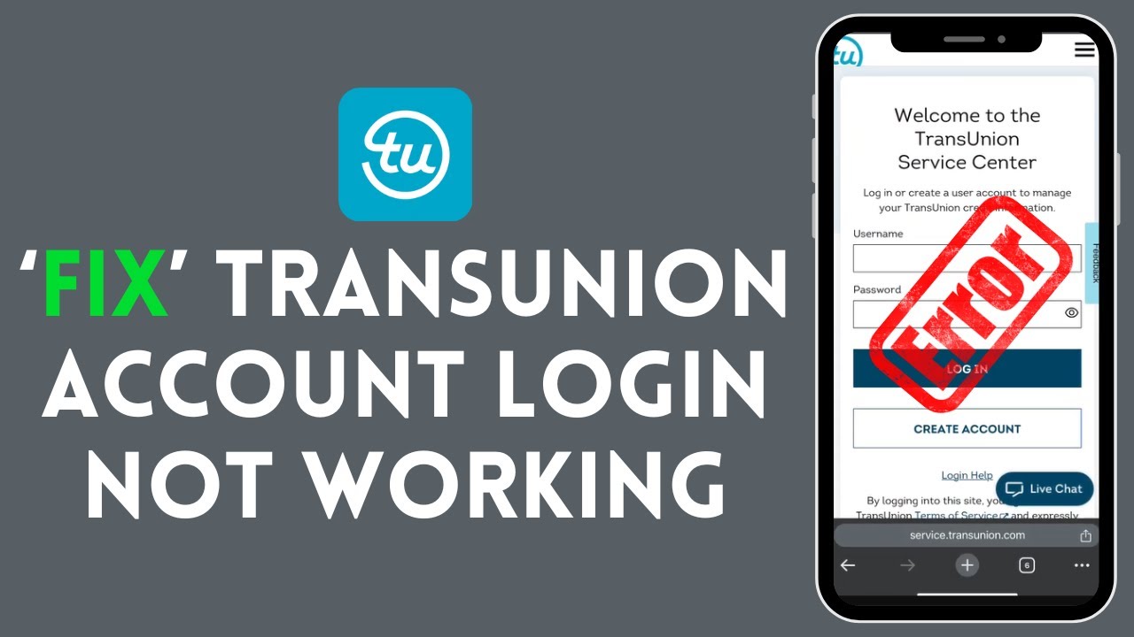How to Fix Transunion Account Login Not Working 2024? - YouTube