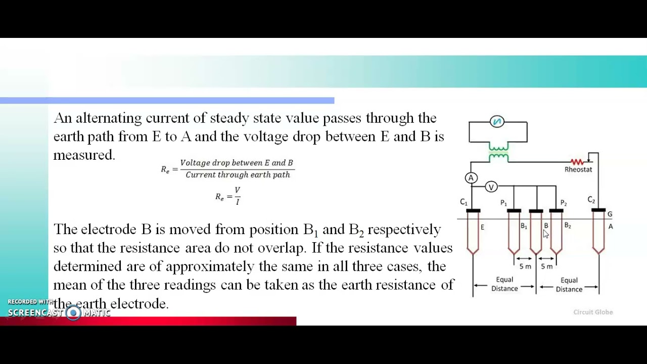 ESP Lect11 Earth resistance measurement - YouTube