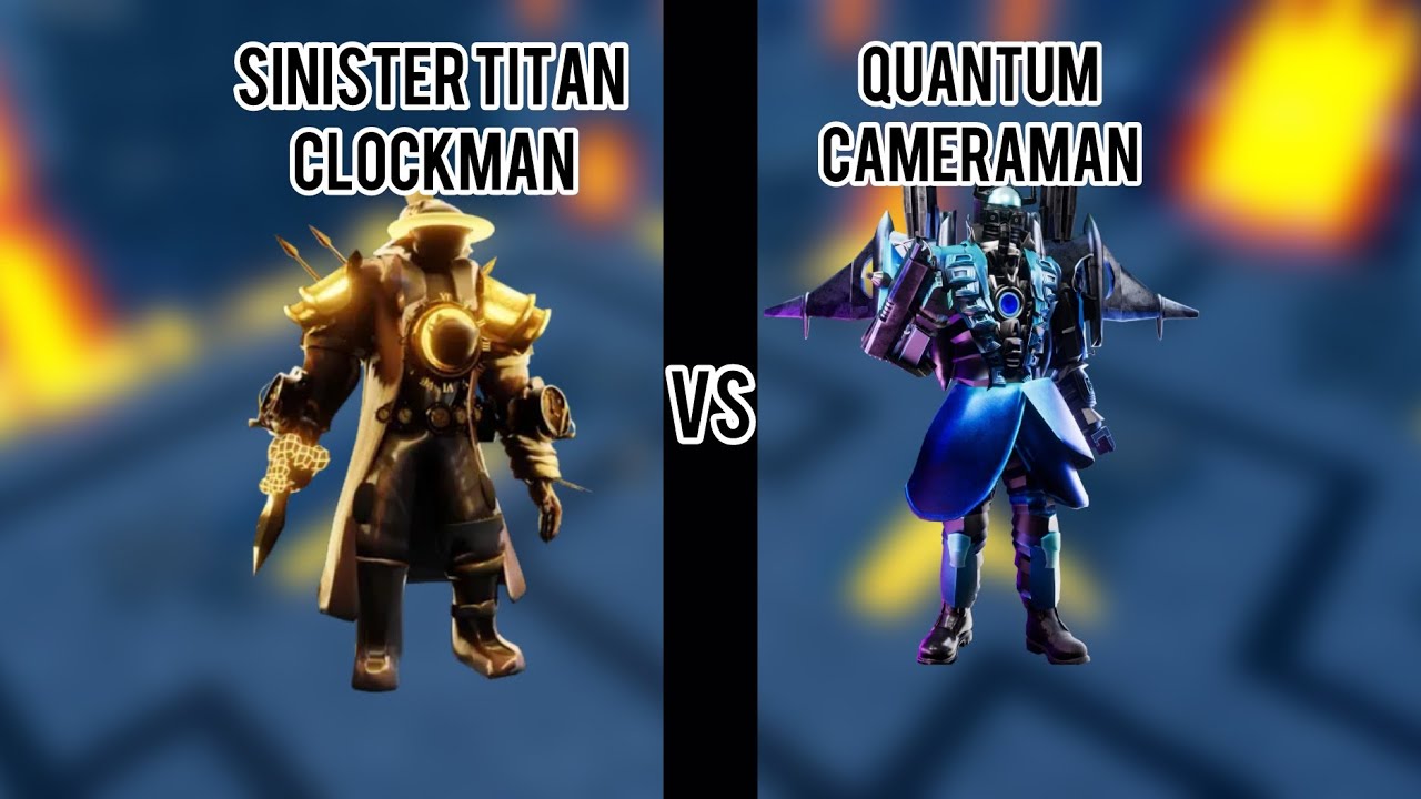 Roblox toilet tower defense sinister titan clockman vs quantum ...
