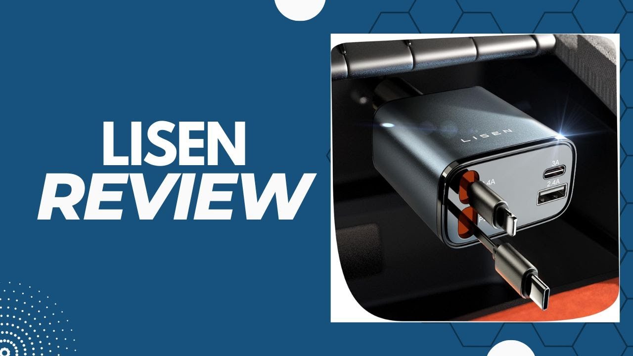 Review: LISEN Retractable Car Charger [69W USB C Car Charger Adapter ...