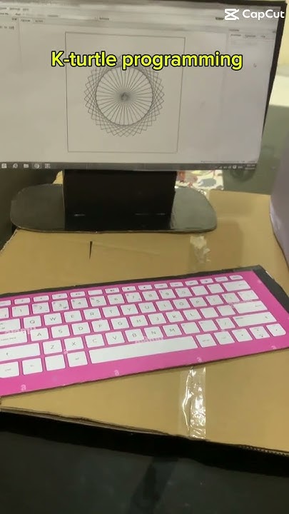 I created shaped and pattern on k -turtle programming # ...