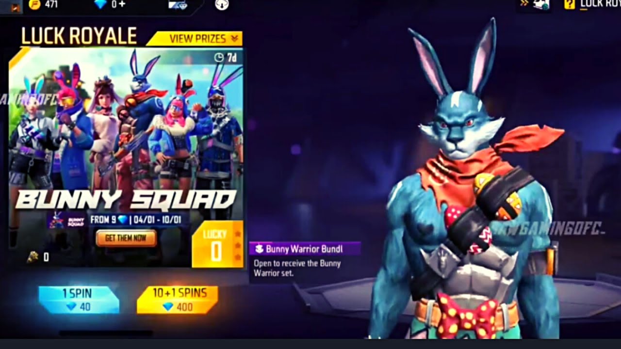 BUNNY BUNDLE RETURN II FF NEW EVENT II 1 OCTOBER BUNNY BUNDLE RETURN IN ...