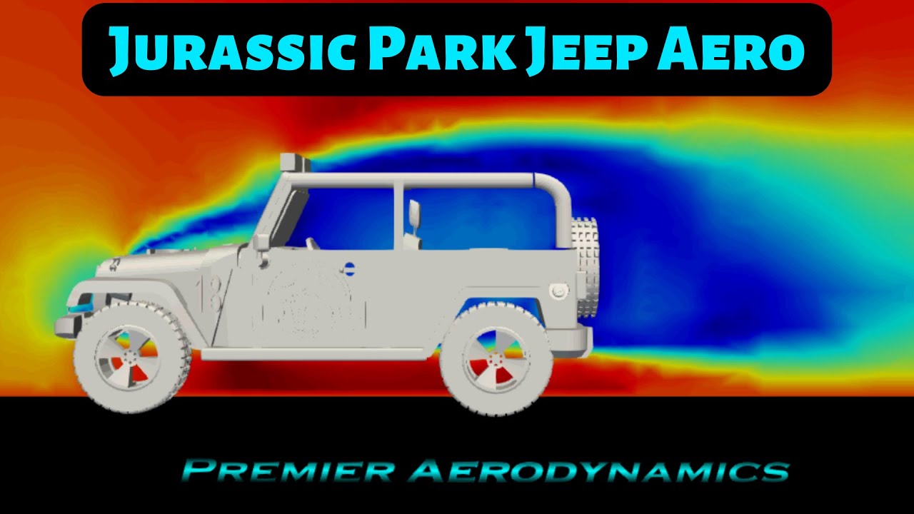 Aerodynamics of Jurassic Park Jeep - YouTube