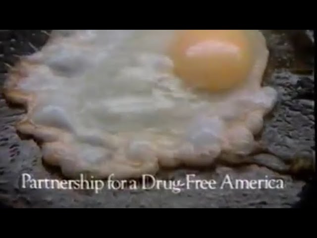 Your Brain On Drugs Ad Campaign Poster From The National Drugs