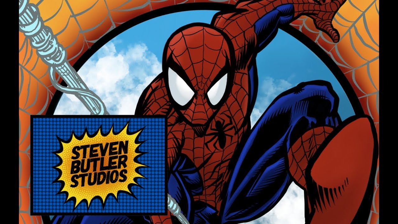Steven Butler Draws Spider-Man Digitally - YouTube