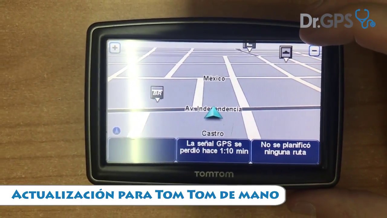 Actualización y Uso Básico de Gps Tom Tom - YouTube