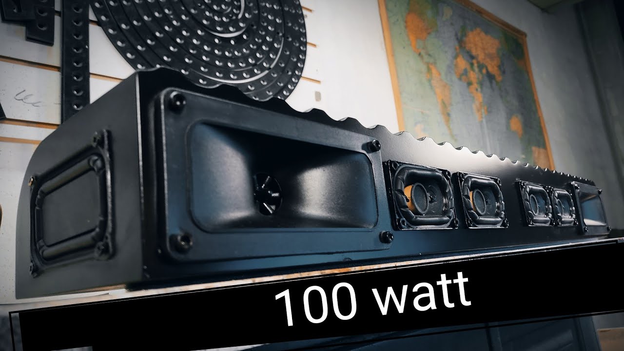 DIY SoundBar design from the future - YouTube