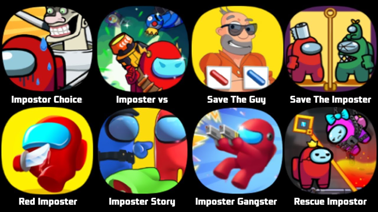 Impostor Choice, Toilet Monsters, Imposter Vs Rainbow, Save The Guy ...
