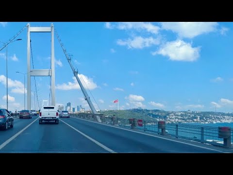 KADIKÖY (Fikirtepe) ➡️ BEŞİKTAŞ (Barbaros Bulvarı) Driving Car (4K 60fps) Araba Turu (İstanbul)