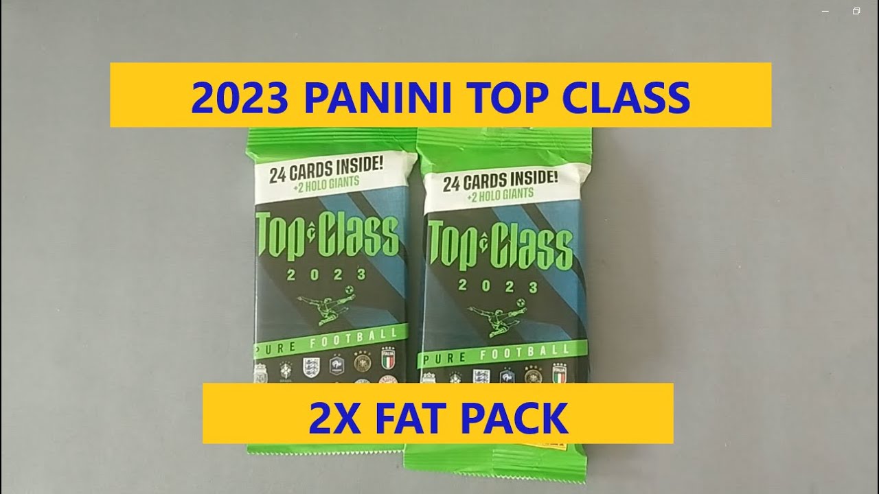 PANINI TOP CLASS 2023 2X FAT PACK - GIANT HOLO KARTY - YouTube