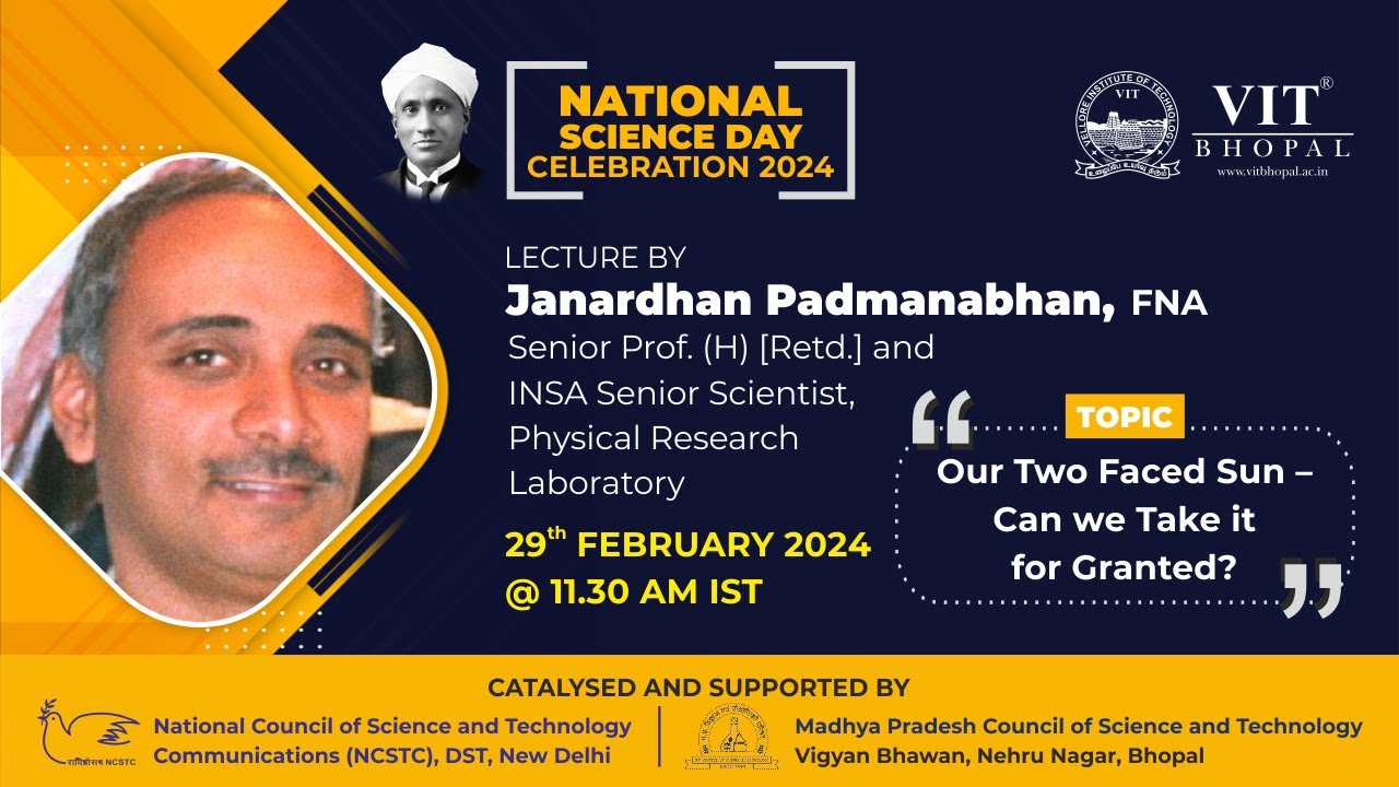 NSD2024 : Lecture Series: "Our Two Faced Sun - Can we take it for ...