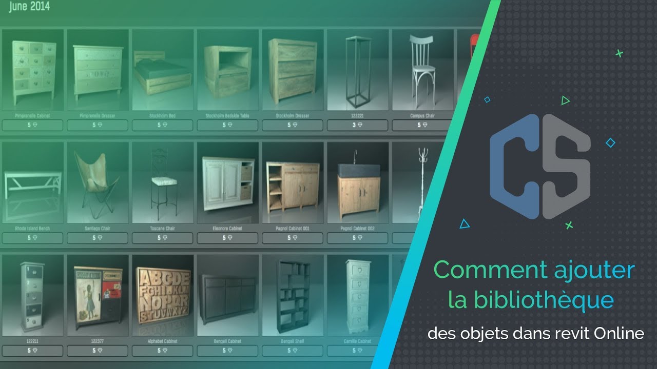 Autodesk Revit : Comment ajouter la bibliothéque online - YouTube