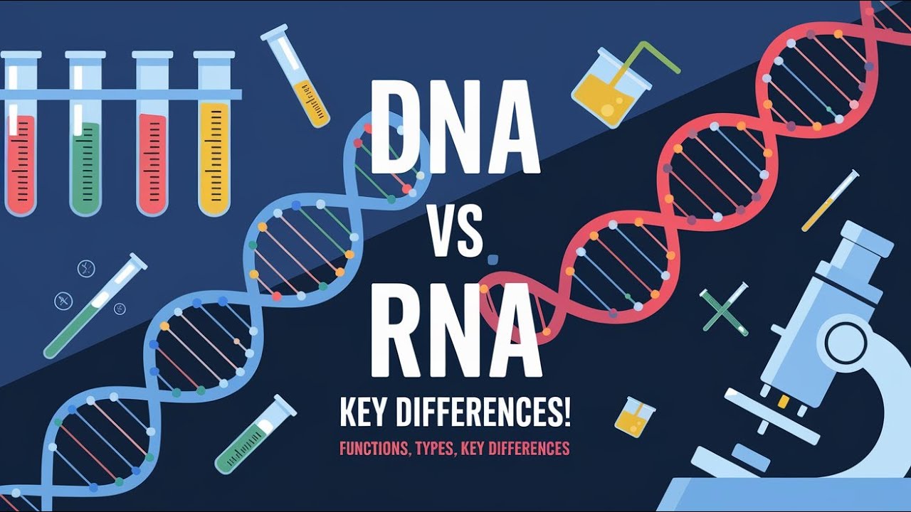 DNA vs RNA: Understanding the Key Differences Explained with Animation ...
