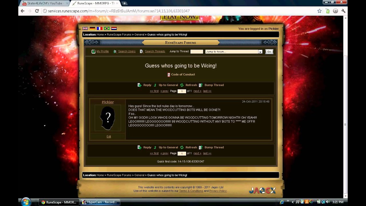 Bot Nuke Day On Runescape! - YouTube
