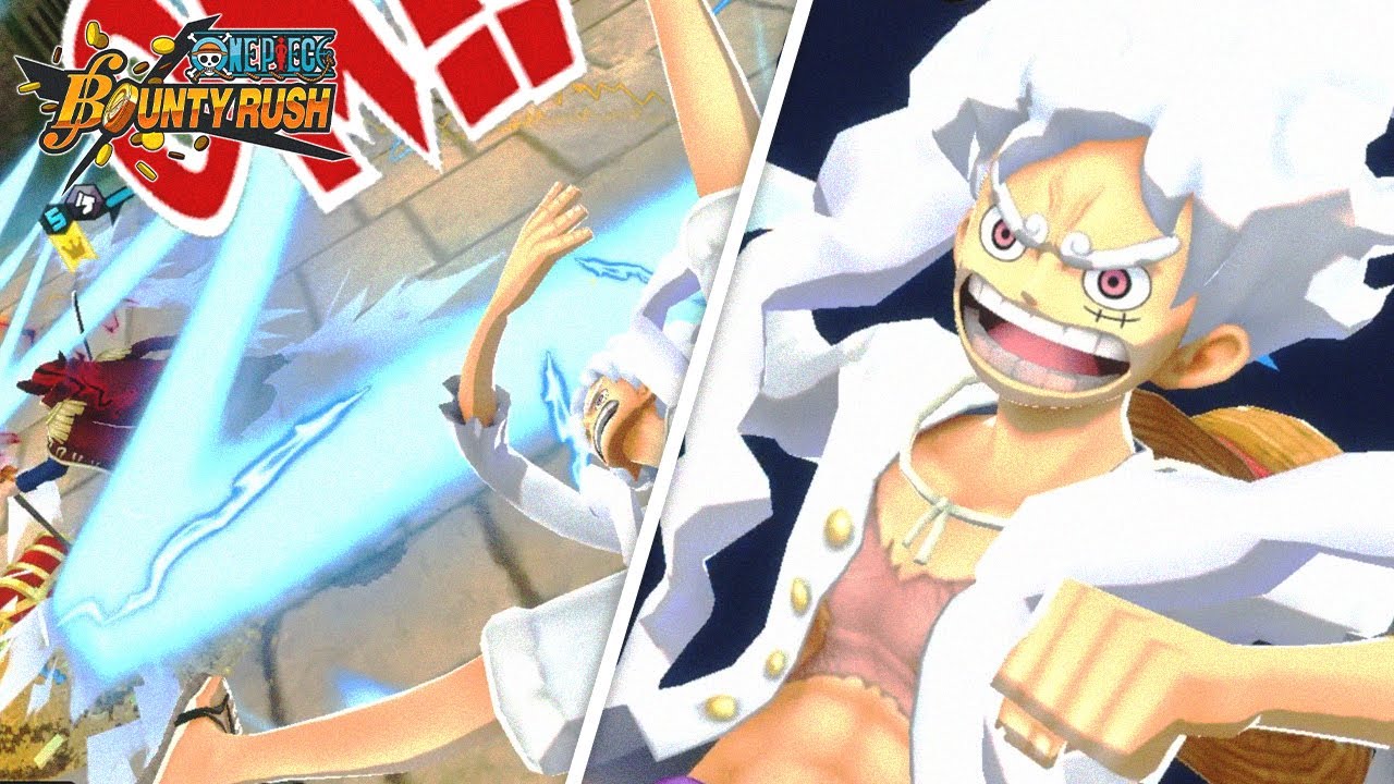 Mencoba Luffy Gear 5 di Meta Shanks Kamusari dan Roger Hijau | One ...