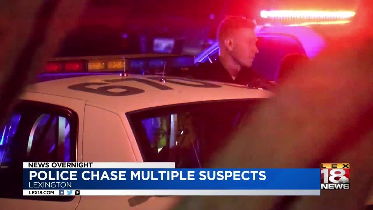 Police Chase Multiple Suspects - YouTube