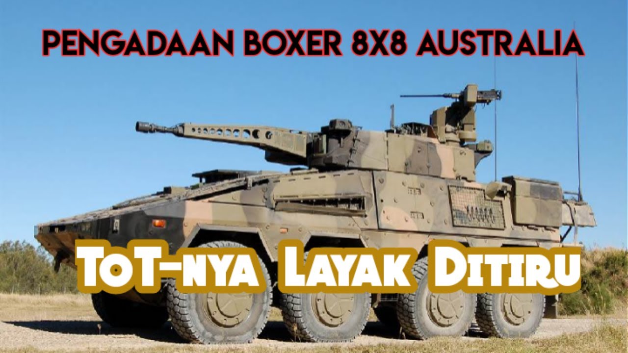 Intip Panser Rheinmetall Boxer 8x8 Australia, Model ToT-nya Layak ...