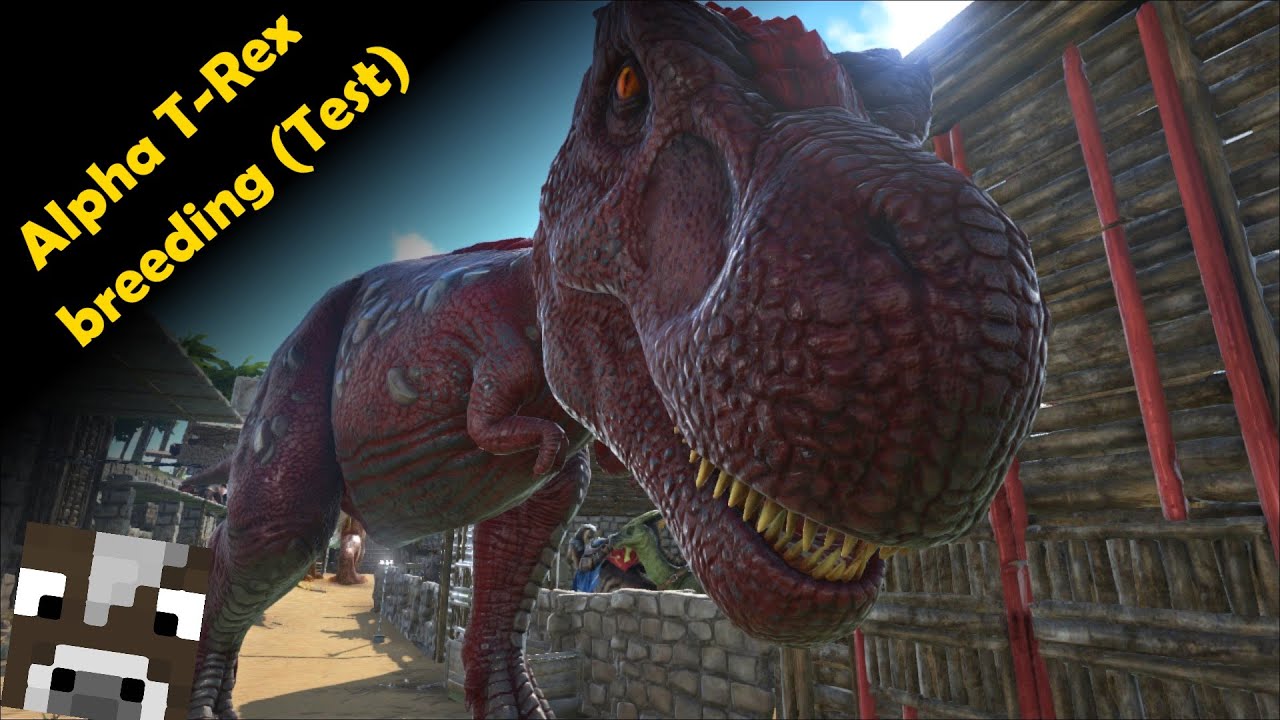ARK: Survival Evolved - Alpha T Rex Baby Test - YouTube