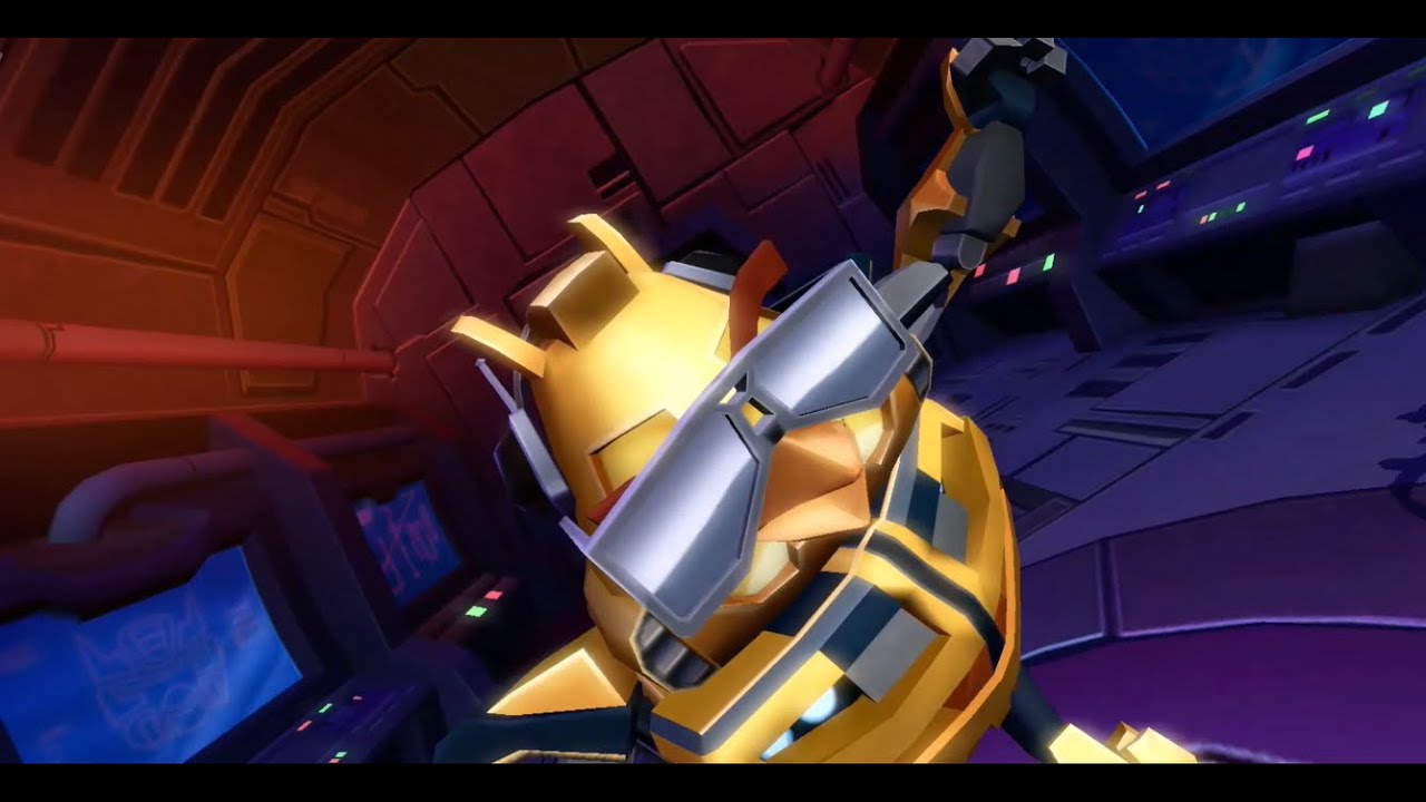 Chuck as Bumblebee - Angry Birds Transformers Game - YouTube