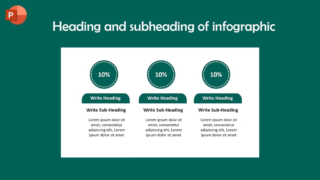 How do I design the heading and subheading of an infographic in ...