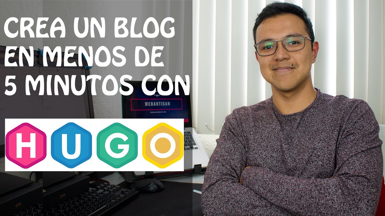 Creando un blog con Hugo en menos de 5 minutos - YouTube