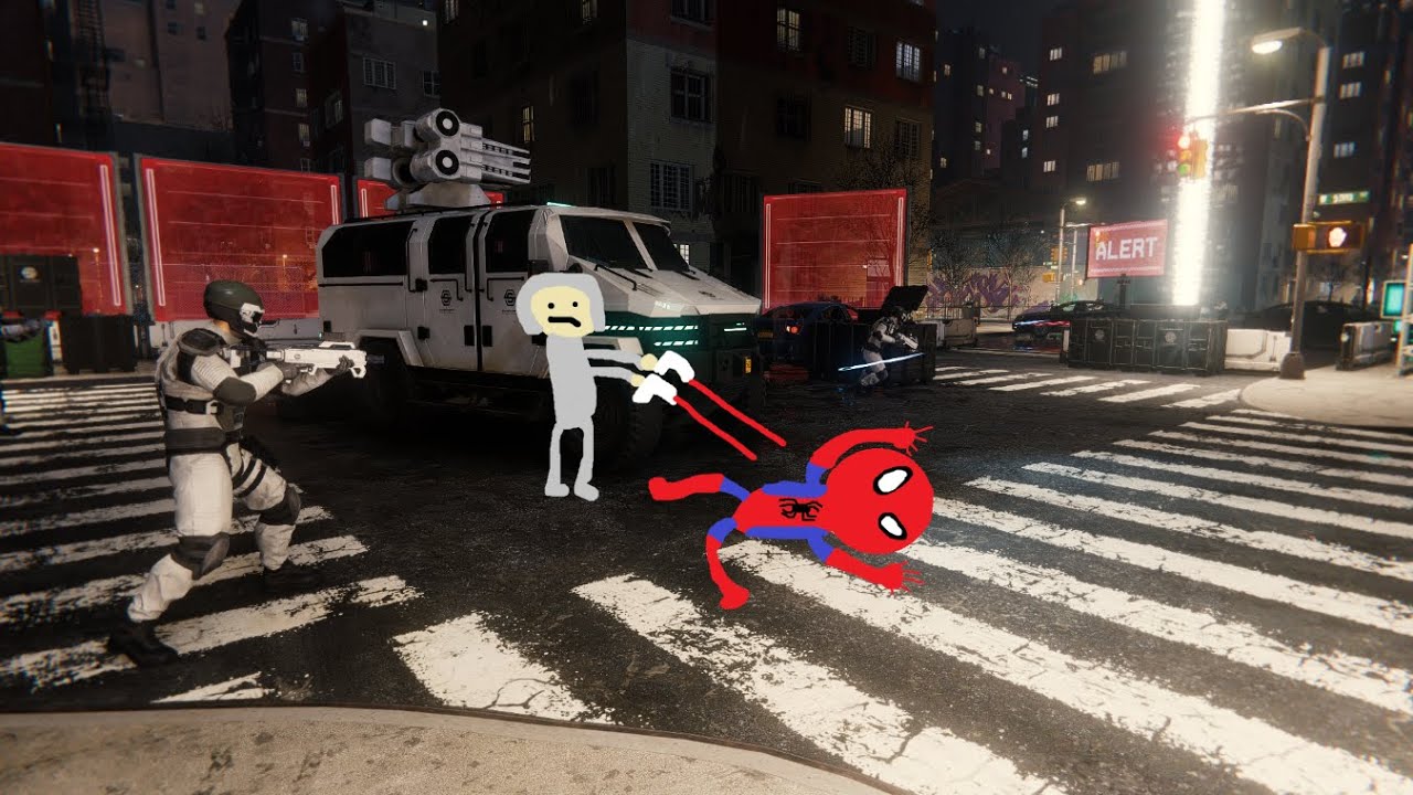 silver sable returns to fight hammerhead - Fraser Bear plays spider-man ...