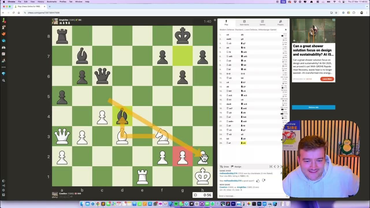 Climbing to 1500 ELO on Chess.com S1:E1 - 1289 - YouTube