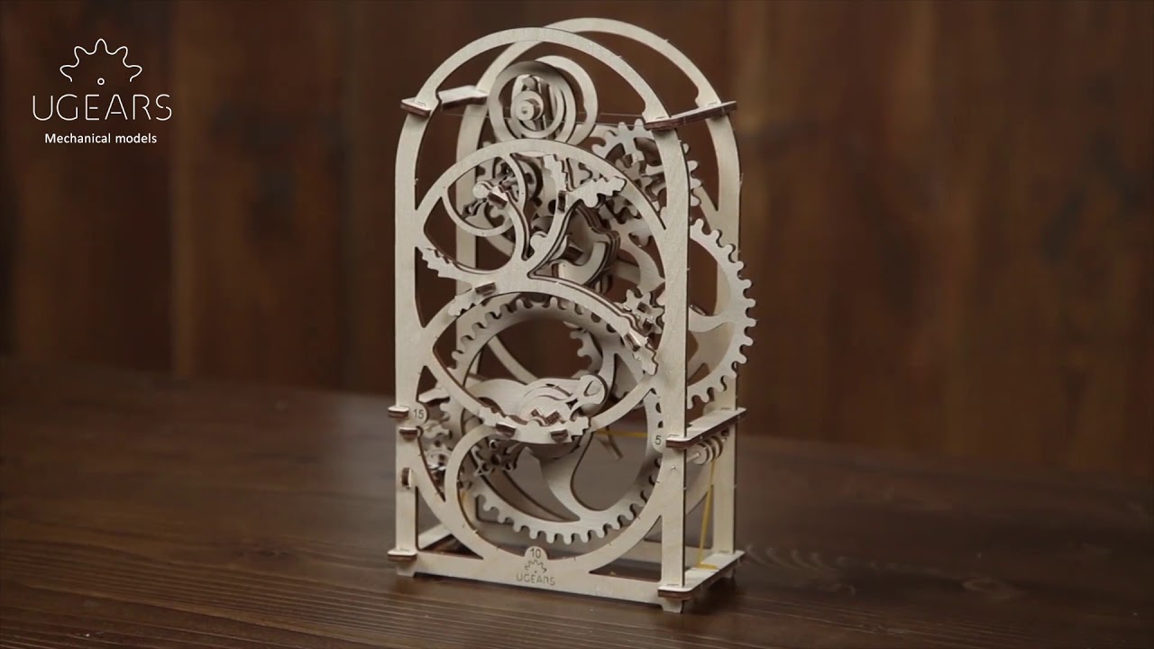 Ugears Timer Chronometer mechanical model kit Minutnik 20 min. Model ...