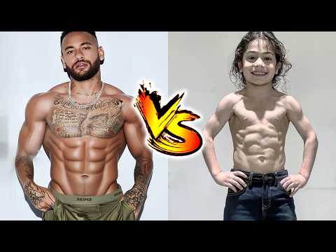 Neymar VS Arat Hosseini (MINI MESSI) Transformation ★ From Baby To 2026
