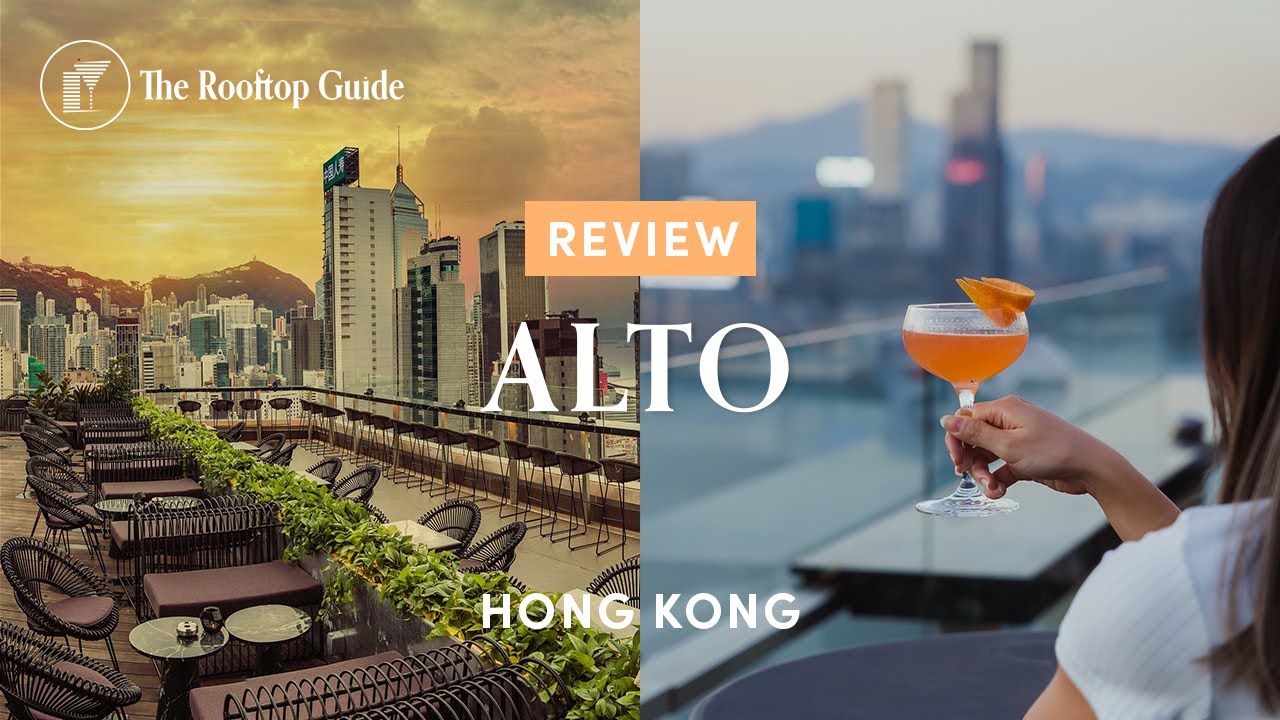 ALTO Rooftop Bar in Hong Kong - Review - YouTube