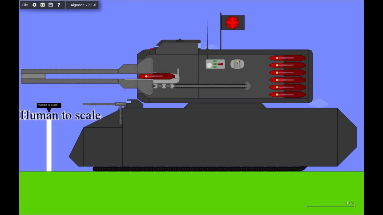 Algodoo tank - Panzer IX - YouTube