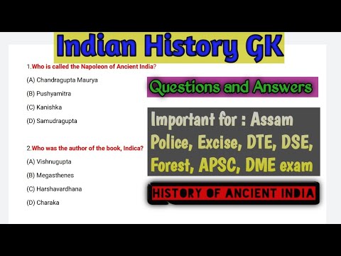Indian History GK // Indian History GK Questions & Answers //Most ...
