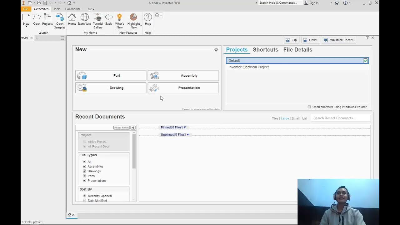 tugas 2 : fitur fitur di toolbar autodesk inventor 2020 (part 2) - YouTube